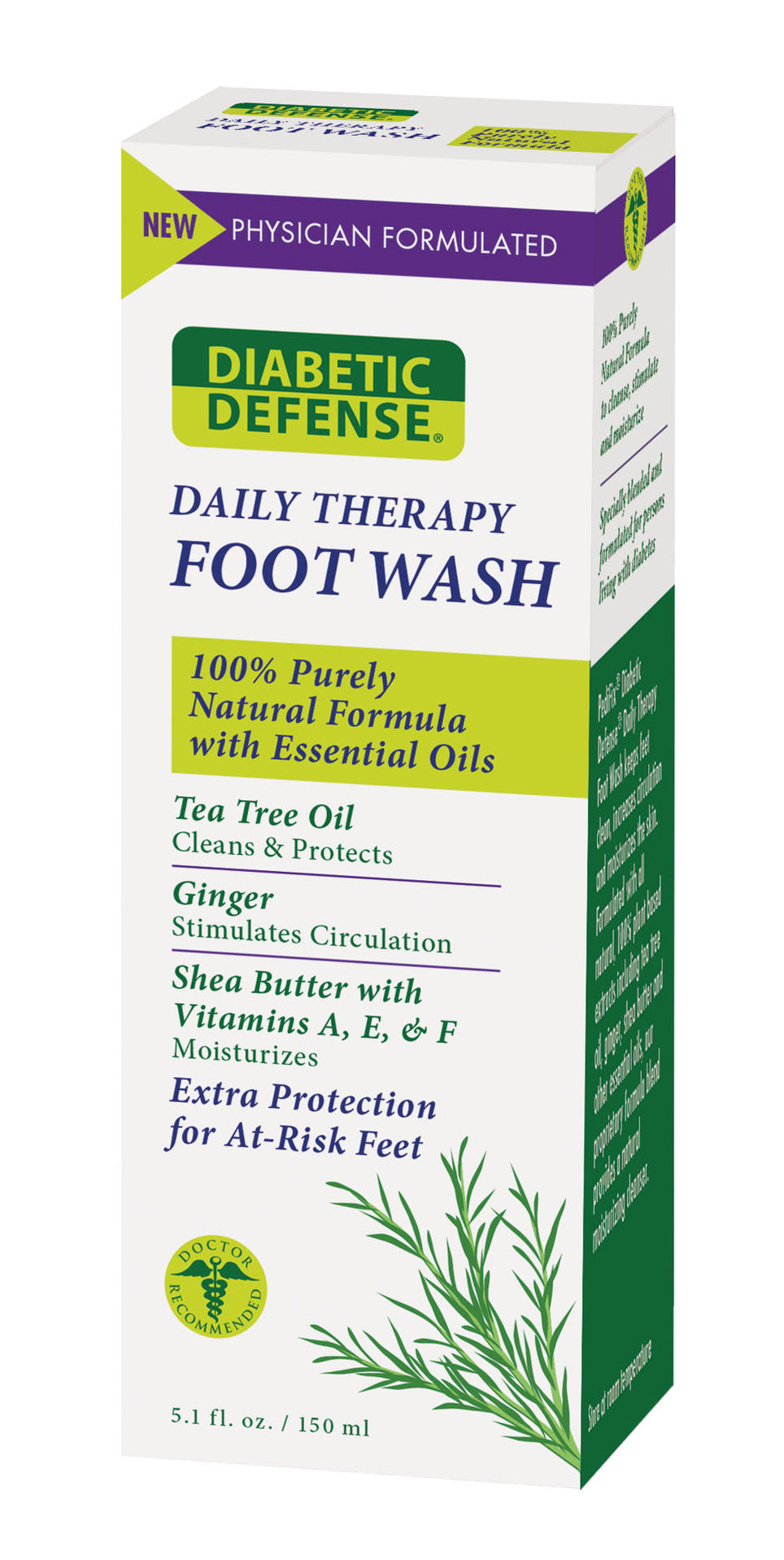 Diabetic Defense® Daily Therapy Foot Wash — MyFootShop.com